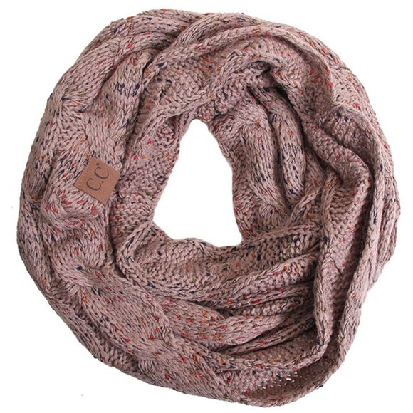 C.C | Accessories | Cc Confetti Soft Knit Pullover Infinity Scarf ...